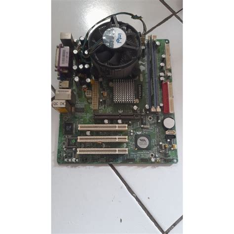 Jual Motherboard Jadul Lga Ddr1 Agp Chipset Via Shopee Indonesia