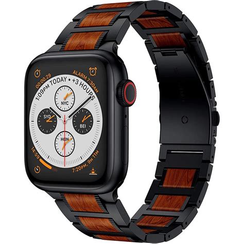 Wood Apple Watch Bands All Series Bobo Bird