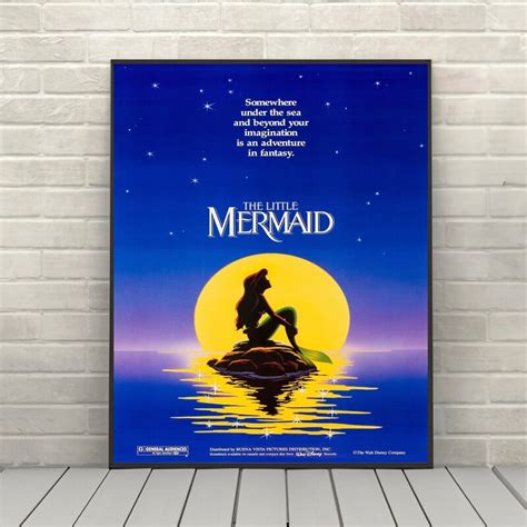 The Little Mermaid Posters Etsy