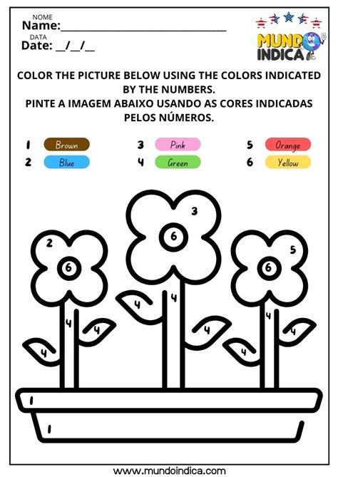 16 Atividades De Inglês Para Colorir