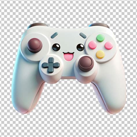 Cartoon Style View Of 3d Video Game Controller Png Premium Ai