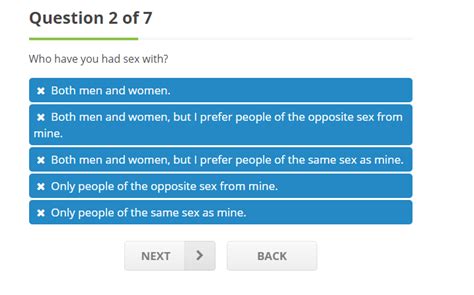 I Was Doing The Kinsey Scale Test And Im Already Stuck On Question 2