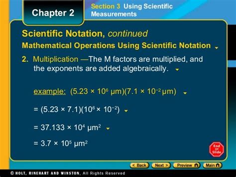 Using Scientific Measurements 1 2