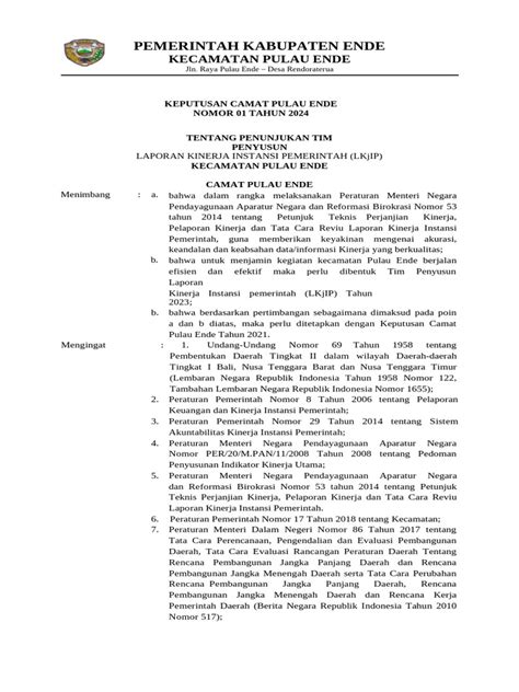 Contoh Sk Tim Penyusun Pdf Sains And Matematika