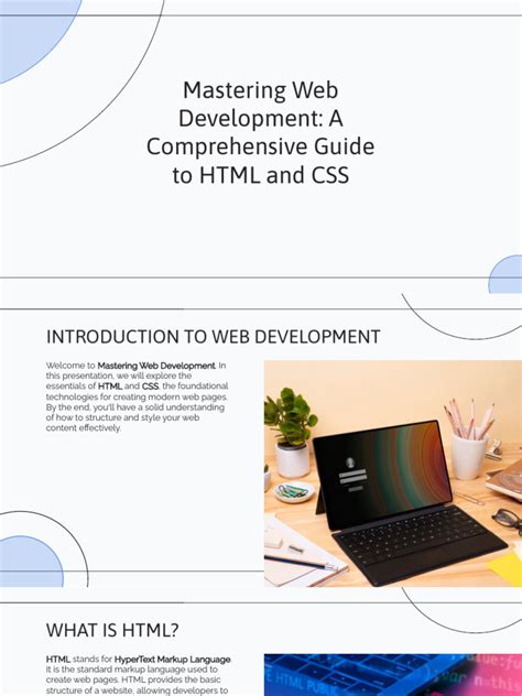 Slidesgo Mastering Web Development A Comprehensive Guide To Html And Css 20241113145615v8wh