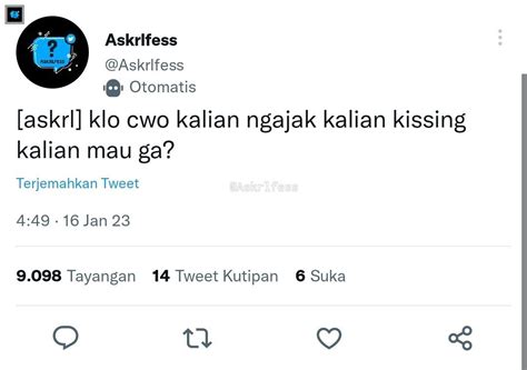 Askrlfess on Twitter: "[askrl] saran buat semua sender yg suka bikin ...