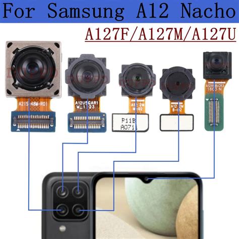 Front Rear Camera For Samsung Galaxy A12 Nacho A127 A127f A127u Back