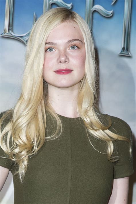 Elle Fanning Maleficent Hair