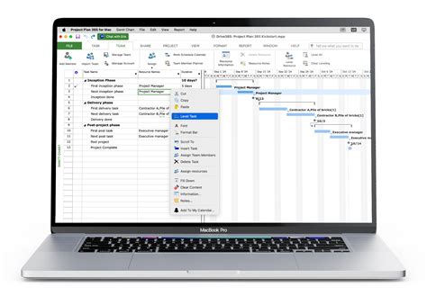 Resource Leveling Project Plan 365