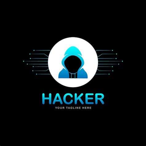 Premium Vector Creative Hacker Character Logo Design Vector Template
