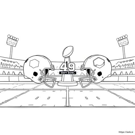 Super Bowl 49 Desenhos Para Colorir