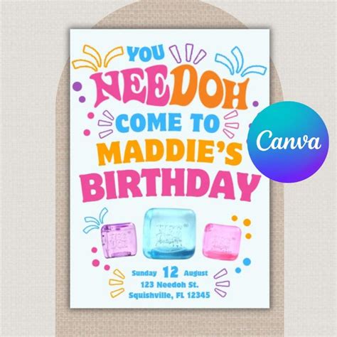 Needoh Paper Template Etsy