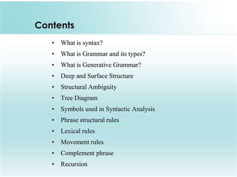 Syntax by George Yule | PPTX | Programming Languages | Computing