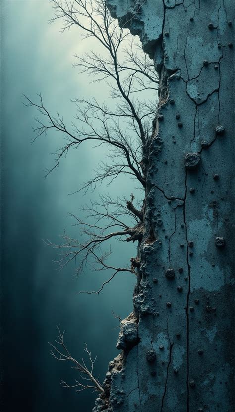 Free Haunting Spectral Tree Image Tree Branches Fog Download At