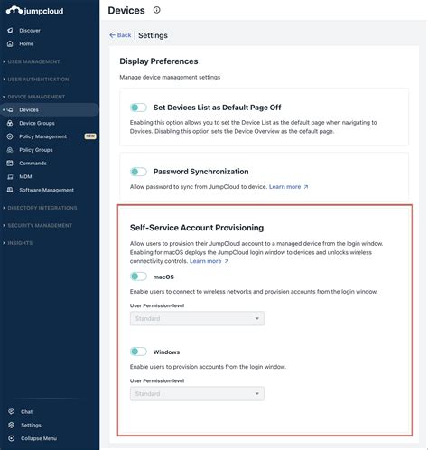 Set Adminsudo Permissions Jumpcloud