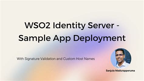 Testing Out Wso2 Identity Server Sample Apps By Sanjula Madurapperuma