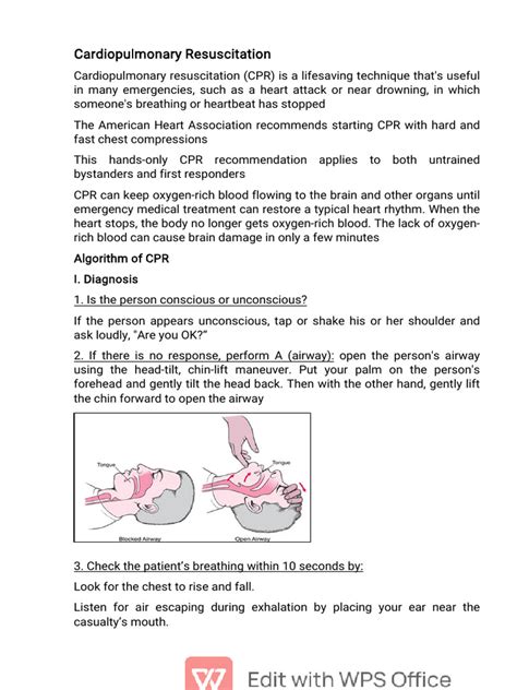 Cpr Algorithm Pdf Cardiopulmonary Resuscitation Clinical Medicine Cpr Algorithm Pdf Cardiopulmonary Resuscitation Clinical Medicine