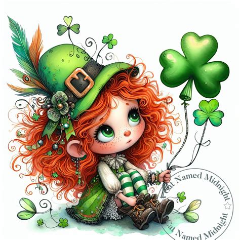 Leprechaun Girl Clipart 13  Whimsical St Patricks Day Clip Art