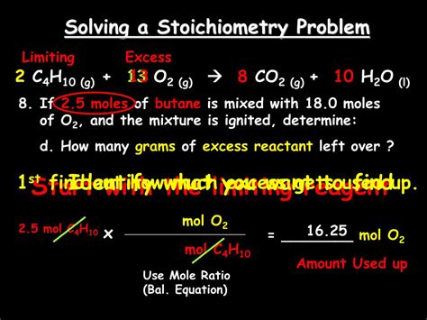 PPT Solving A Stoichiometry Problem PowerPoint Presentation Free Download ID