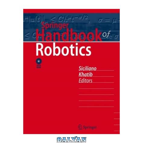 دانلود کتاب Springer Handbook Of Robotics بلیان