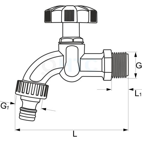 Ibc Container Coupling S606 With Brass Spigot 345