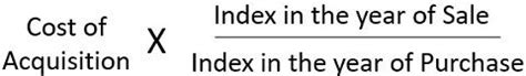 What Is Indexation Definition Formula Cii Chart And Effect On Debt Funds The Investors Book