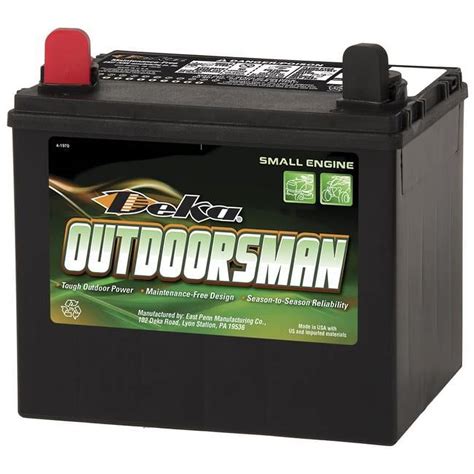 Deka 8049072 Outdoorsman 230 Cca 12v Small Engine Battery