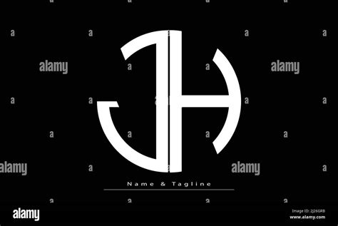 Alphabet Letters Initials Monogram Logo Jh Hj Stock Vector Image And Art Alamy