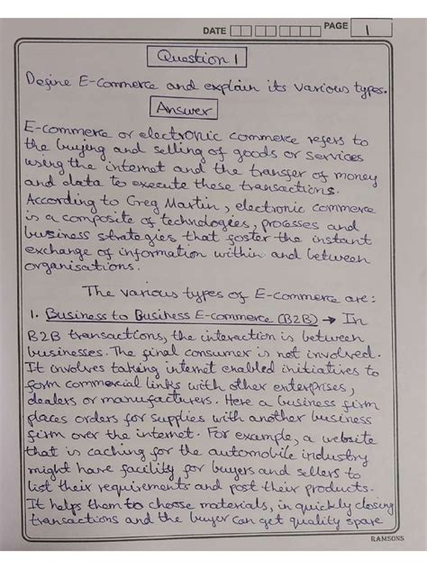 E Commerce Assignment Pdf