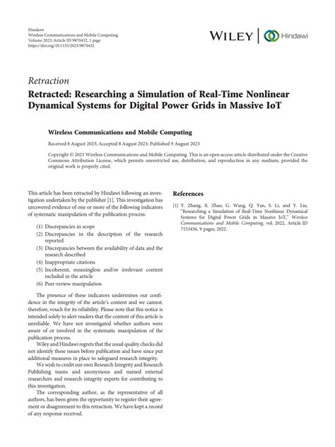 Pdf Retracted Researching A Simulation Of Real Time Nonlinear Dynamical Systems For Digital
