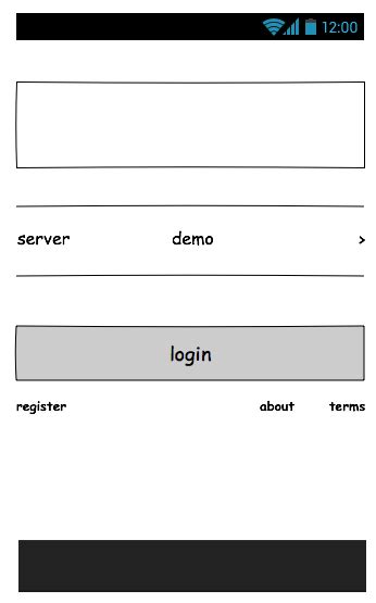 Gui Design Should I Place Link In Android Title Bar User Experience Stack Exchange