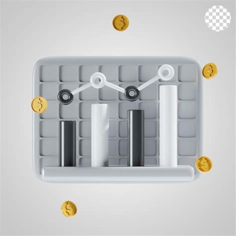 Premium Psd Business Chart 3d Icon Illustration Premium Psd Business Chart 3d Icon Illustration