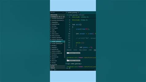 Compile And Run C Files Through Terminal Codinginc Programming Clanguage Youtube