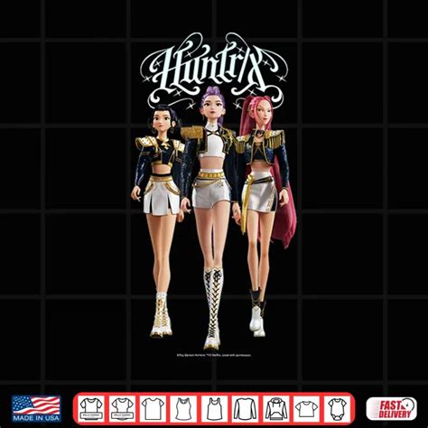 Kpop Demon Hunters Mira Rumi And Zoey Huntrix Walking Together Shirt