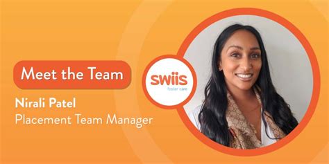 Meet Nirali Patel Placement Team Manager Swiis Foster Care Swiis