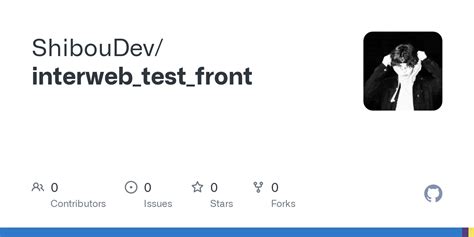 GitHub ShibouDev Interweb Test Front