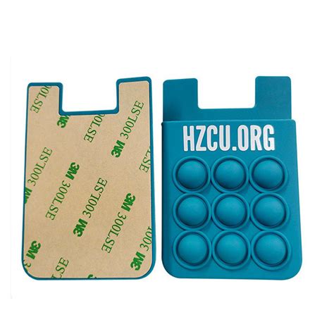 Push Pop Bubbles Silicone Phone Wallet Jada Promo