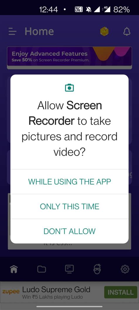 How To Allow Permission When Using Screen Recorder