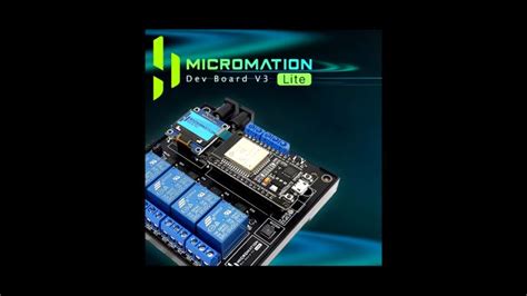 บอร์ดพัฒนา Esp32 4relay Buzzer Oled Rs 485 Micromation Dev Board V3