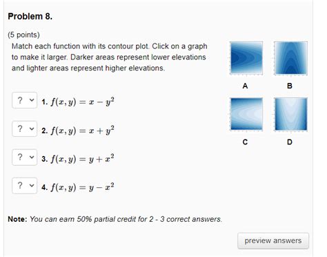 solved problem 8 5 points match each function with its