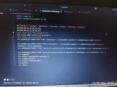 Datavisualization Matplotlib Temperatureanalysis Python Analytics