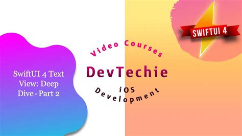 Swiftui 4 Text View Deep Dive — Part 2 By Devtechie Devtechie