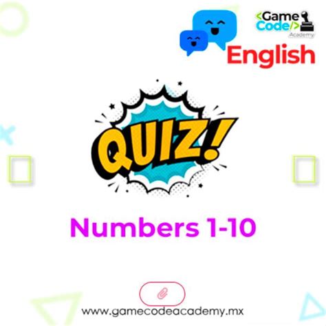 Quiz Numbers 1 10 🔢 👩‍💻🧑‍💻 Te Game Code Academy