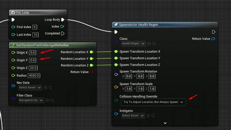prevent collision using spawnactor at random location r unrealengine