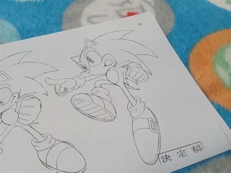 Rare Sonic X Sonic Model Reference Sheet Anime Settei Sonic The Hedgehog 4641850103