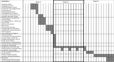 Proposed 36 Month Study Timeline Download Scientific Diagram