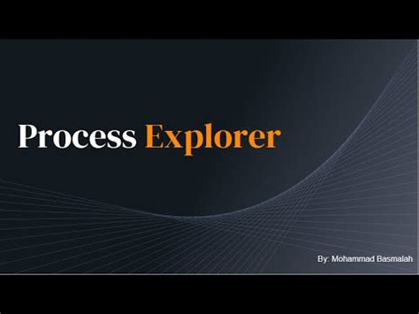 Process Explorer YouTube