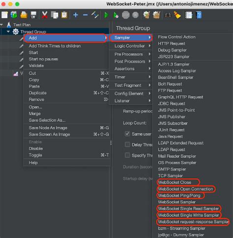 JMeter Websockets JMeter en Español