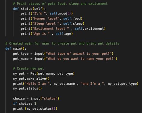 Solved Pet Simulator Python I M Using A Threading Timer Chegg