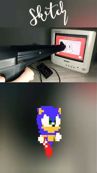 Desenhando Com A Light Phaser Shorts Mastersystem Sega Sonic Youtube